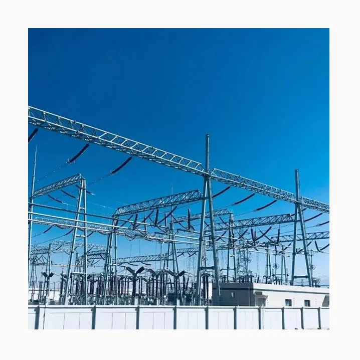 Substation Power Transformer Structure Electricity Substation Tubular ...