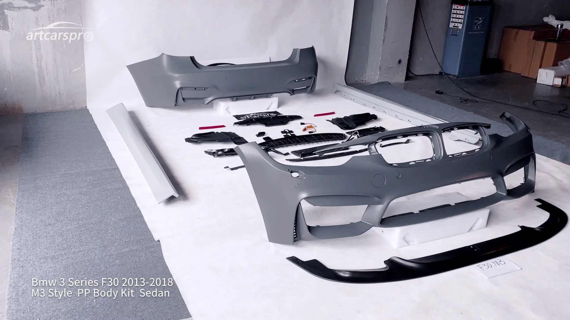 Pp Plastic Bodykit Front Bumper For Bmw 3 Series F30 2013-2018 Upgrade ...