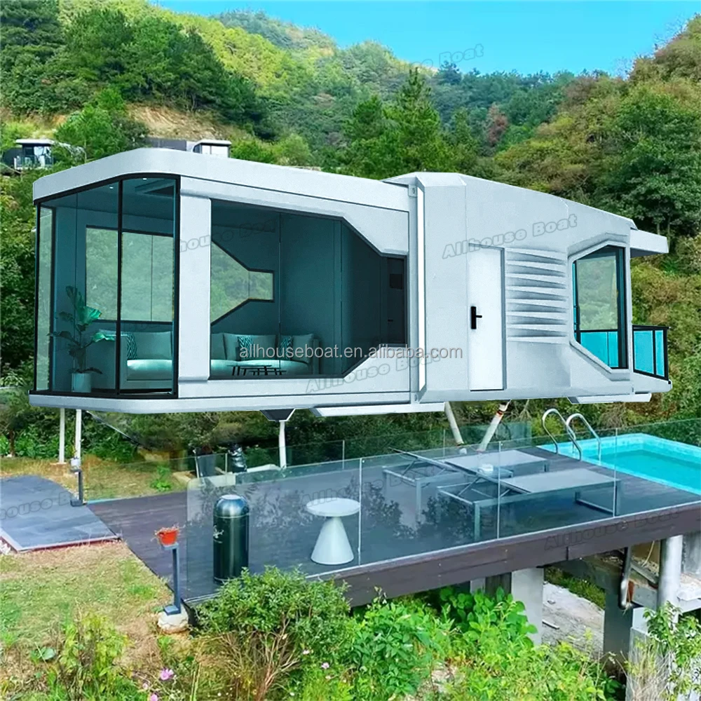 Allhouse HB-1370 Luxury Smart Floating Houseboat - New!