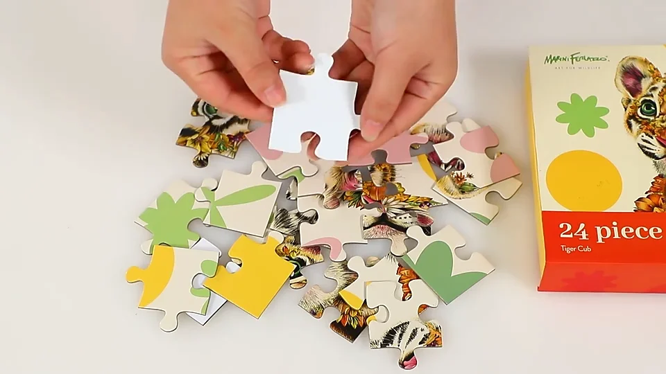 Luxury Custom 100pcs Paper Jigsaw Puzzle For Adults And Children ...