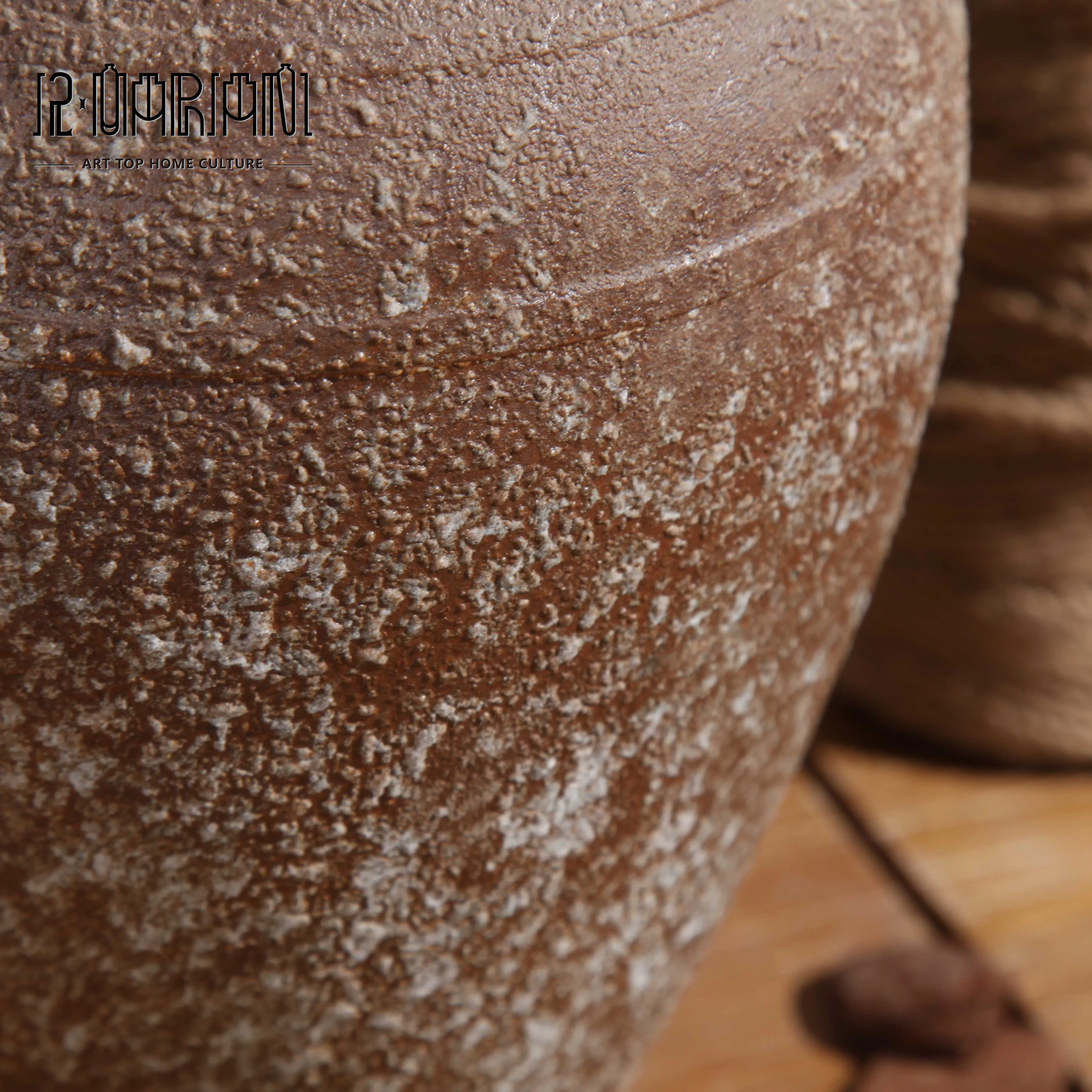 Antique Terracotta Traditional Chinese Unique Textured Ceramic Rustic ...