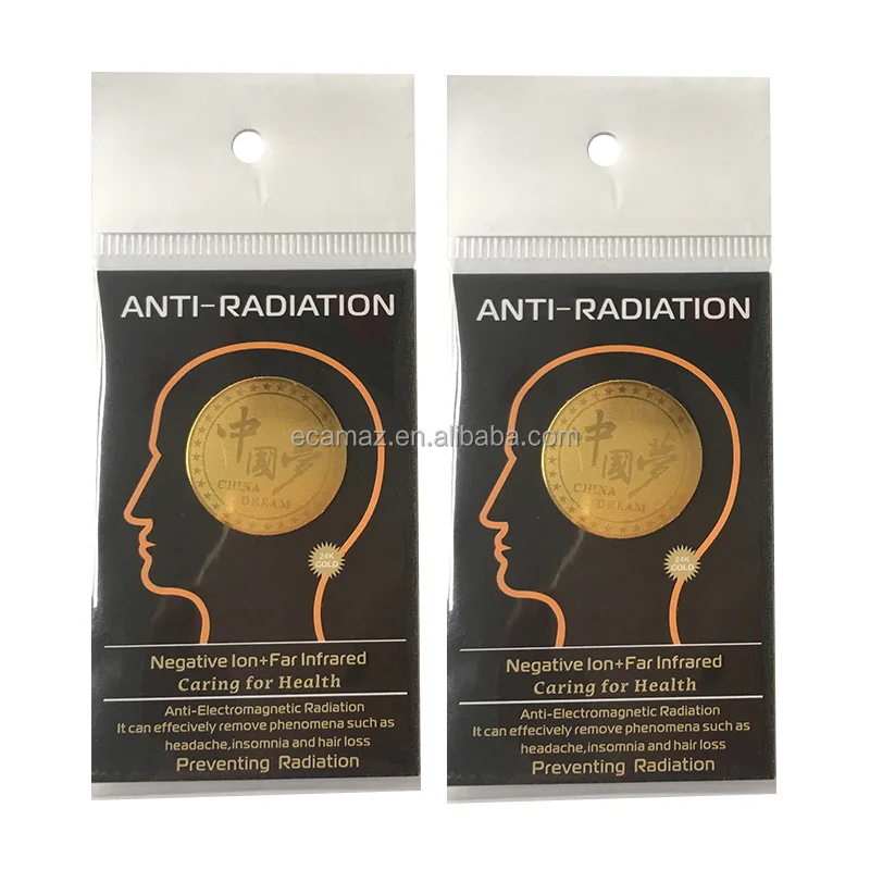 Camaz Custom Cartoon Logo Stickers Negative Ions Anti Radiation Emf ...