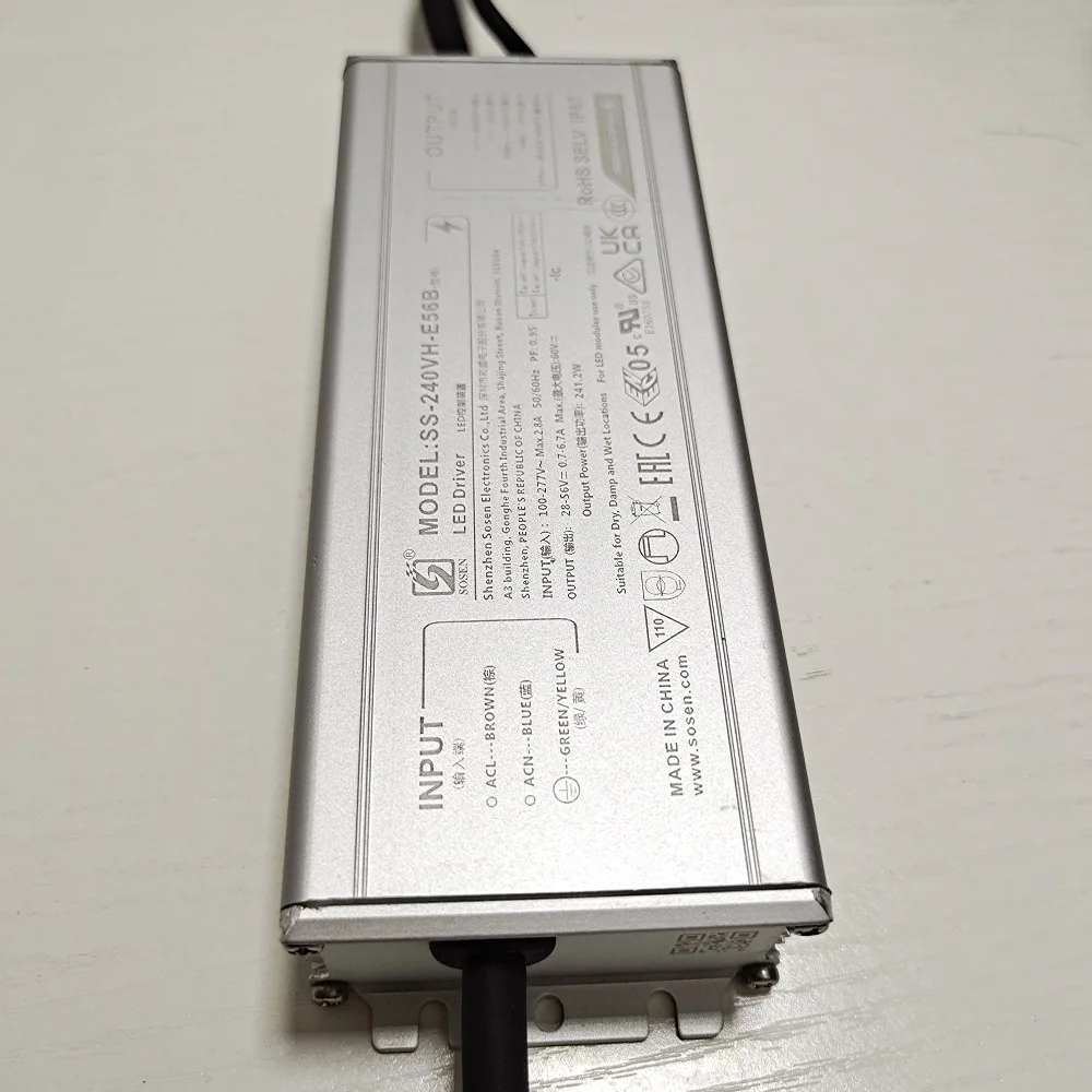 Meanwell Sosen SS-VH-E Series Drivers - Efficient Lighting