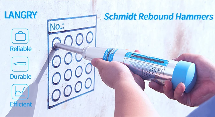 Analog Rebound Hammer Impact Test Hammer Sclerometer For Concrete Test ...