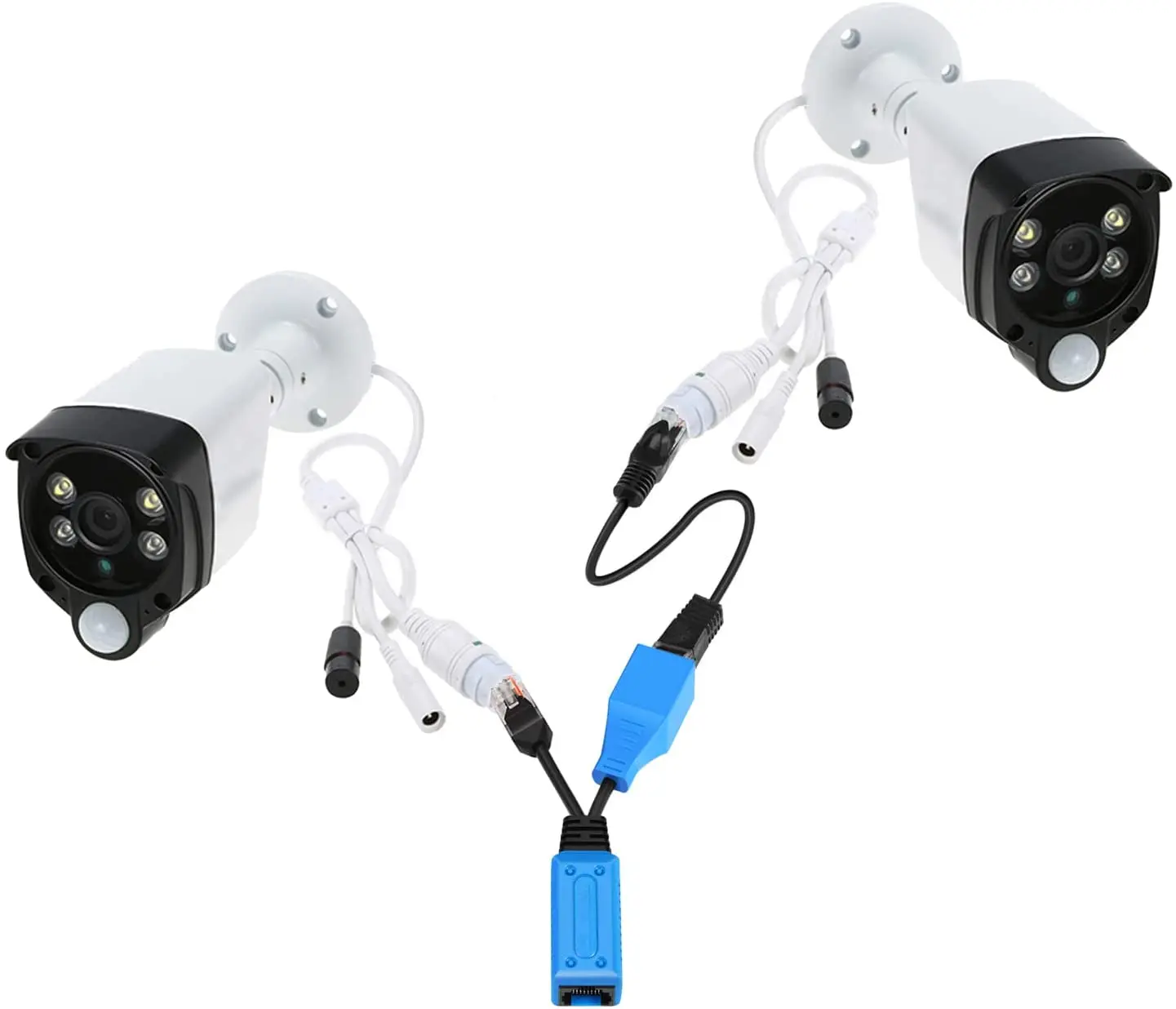 RJ45 Ethernet Cable Combiner Splitter Sharing Kit for POE