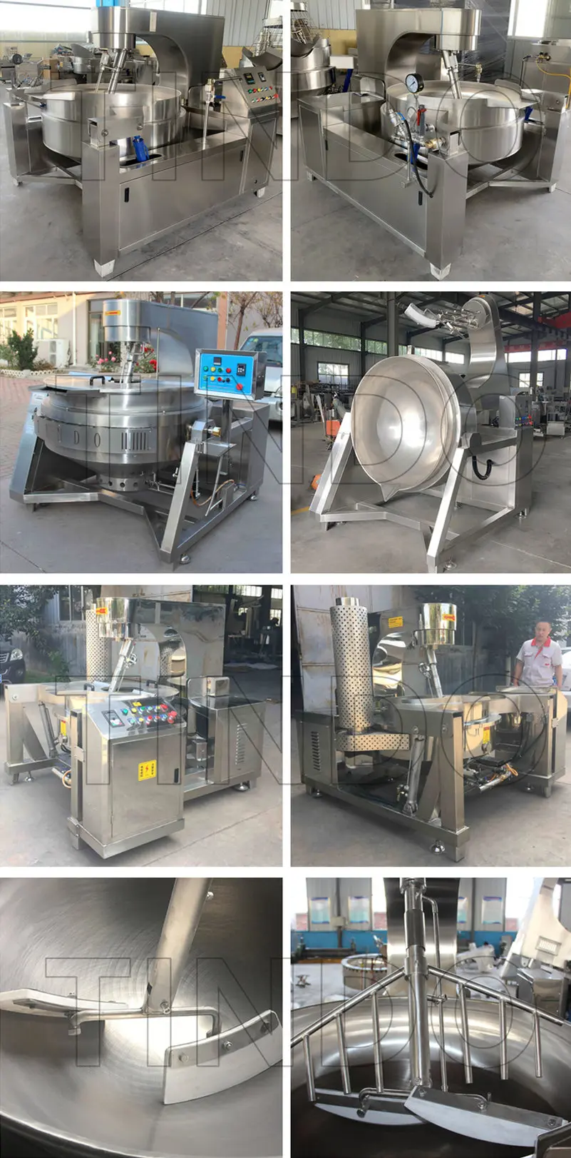 Industrial Cooking Mixer Machine - TINDO Pot Jacket Kettle