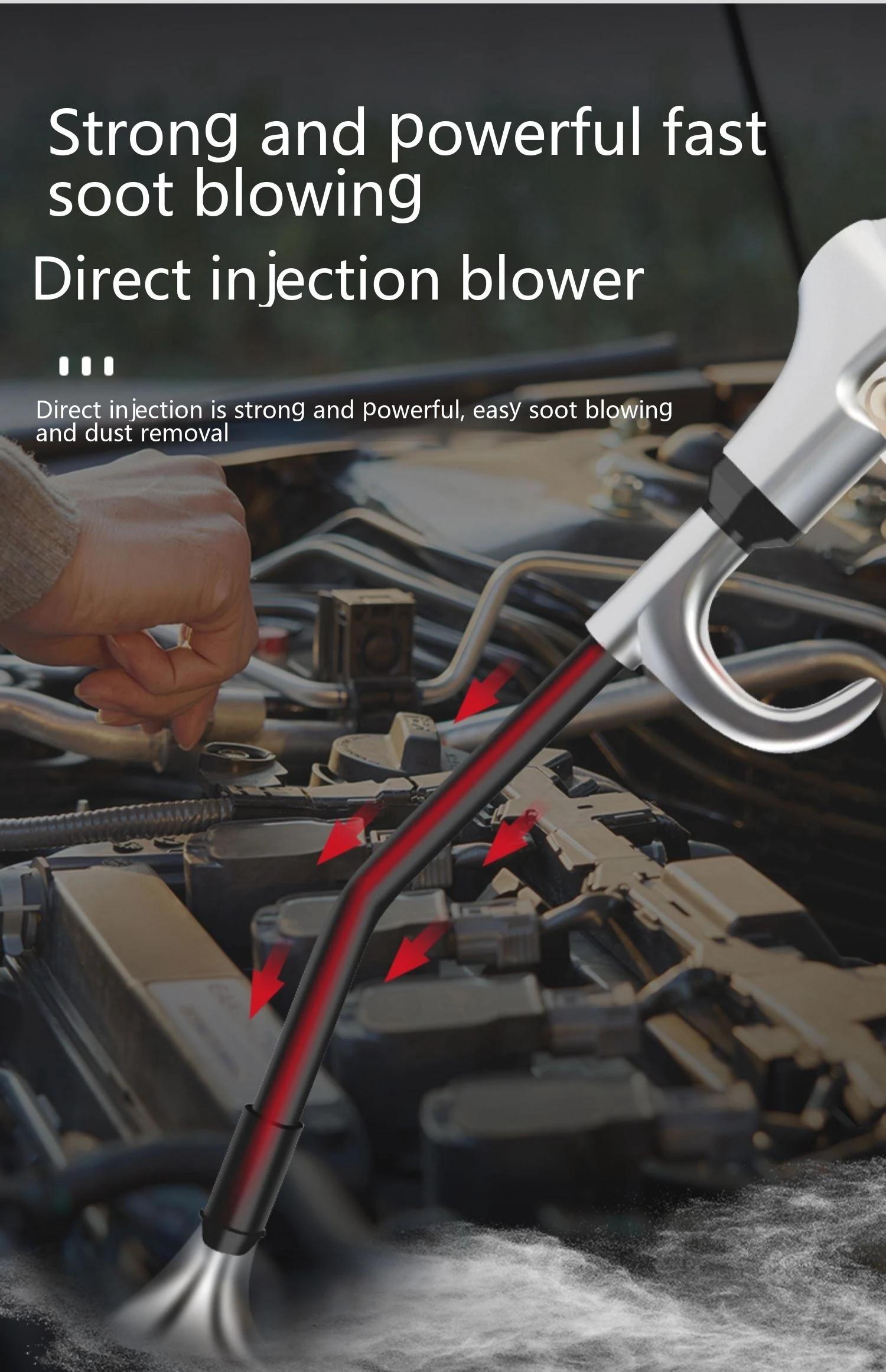 Pneumatic Tools Plastic Anti Rust Air Blowing Duster Blow Air Clean Gun ...