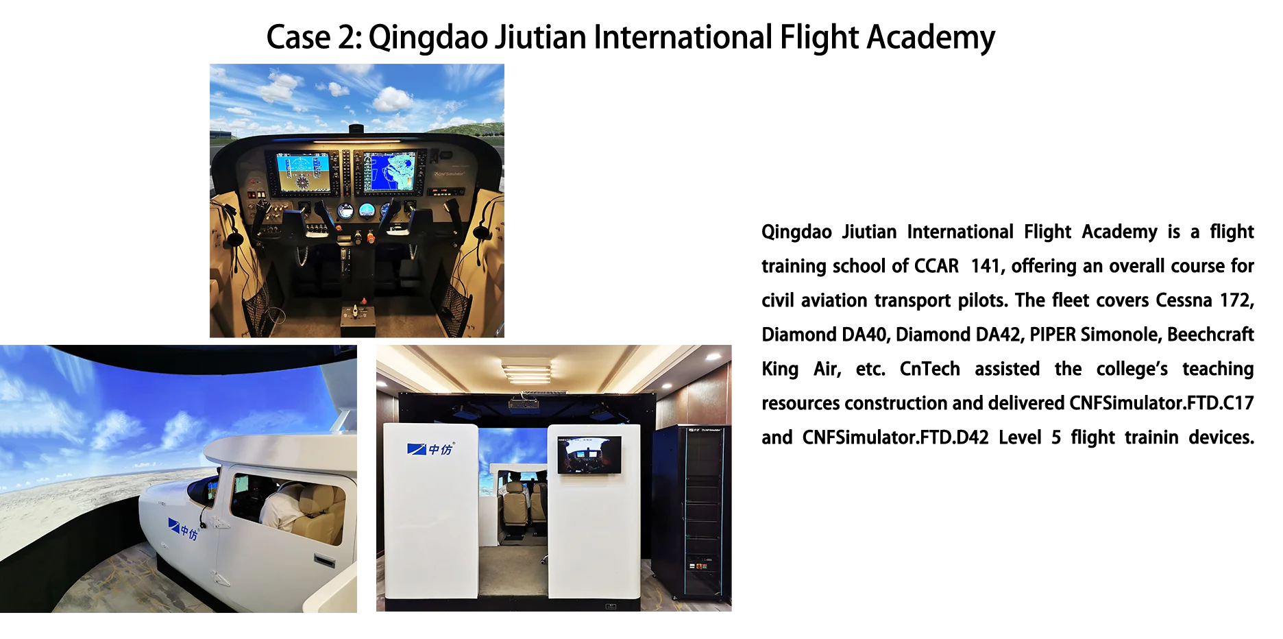Diamond DA40/DA42 Level 5 FTD Flight Simulator for Training - FAA ...