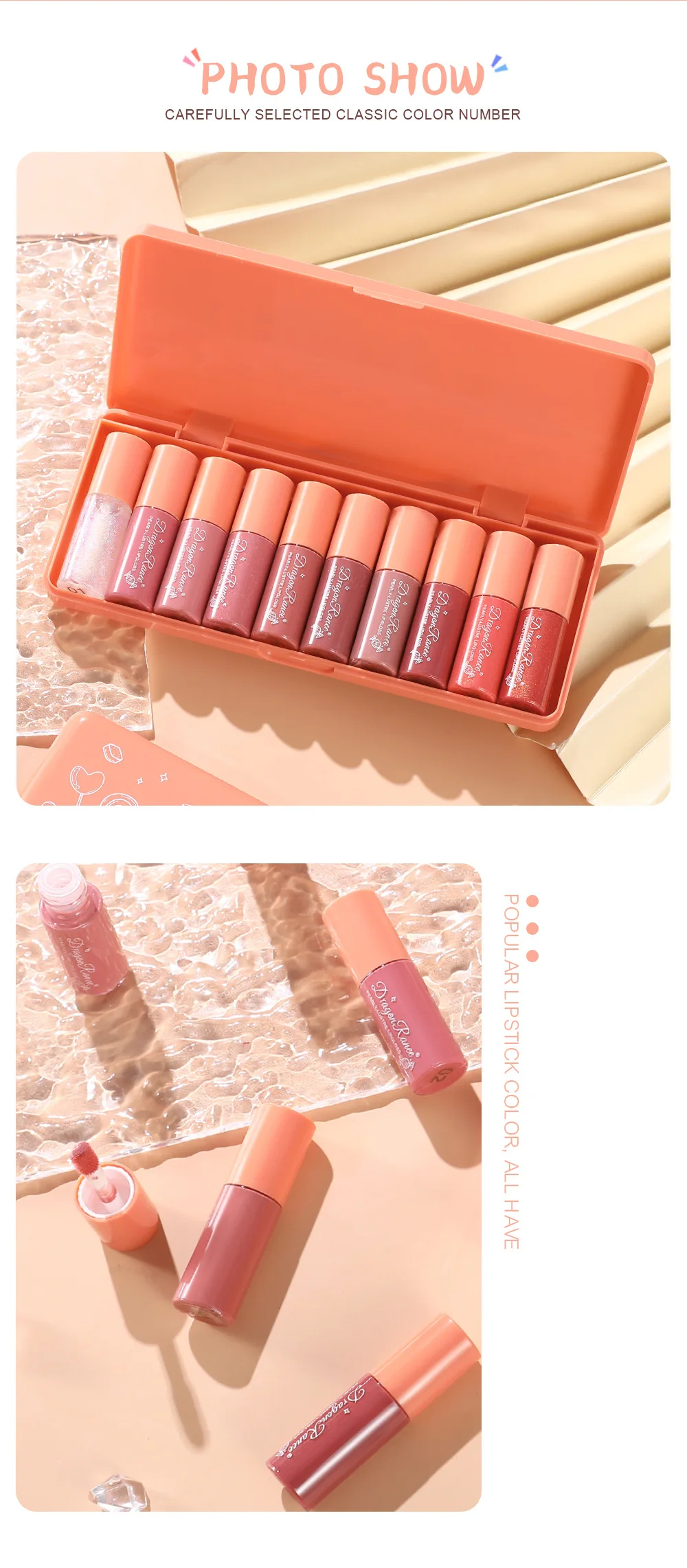 Dragon Ranee Liquid Matte Lipstick - Waterproof & Shimmer