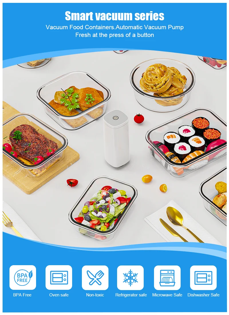 Wholesale Bpa Free Microwavable Food Containers With Division Glass ...