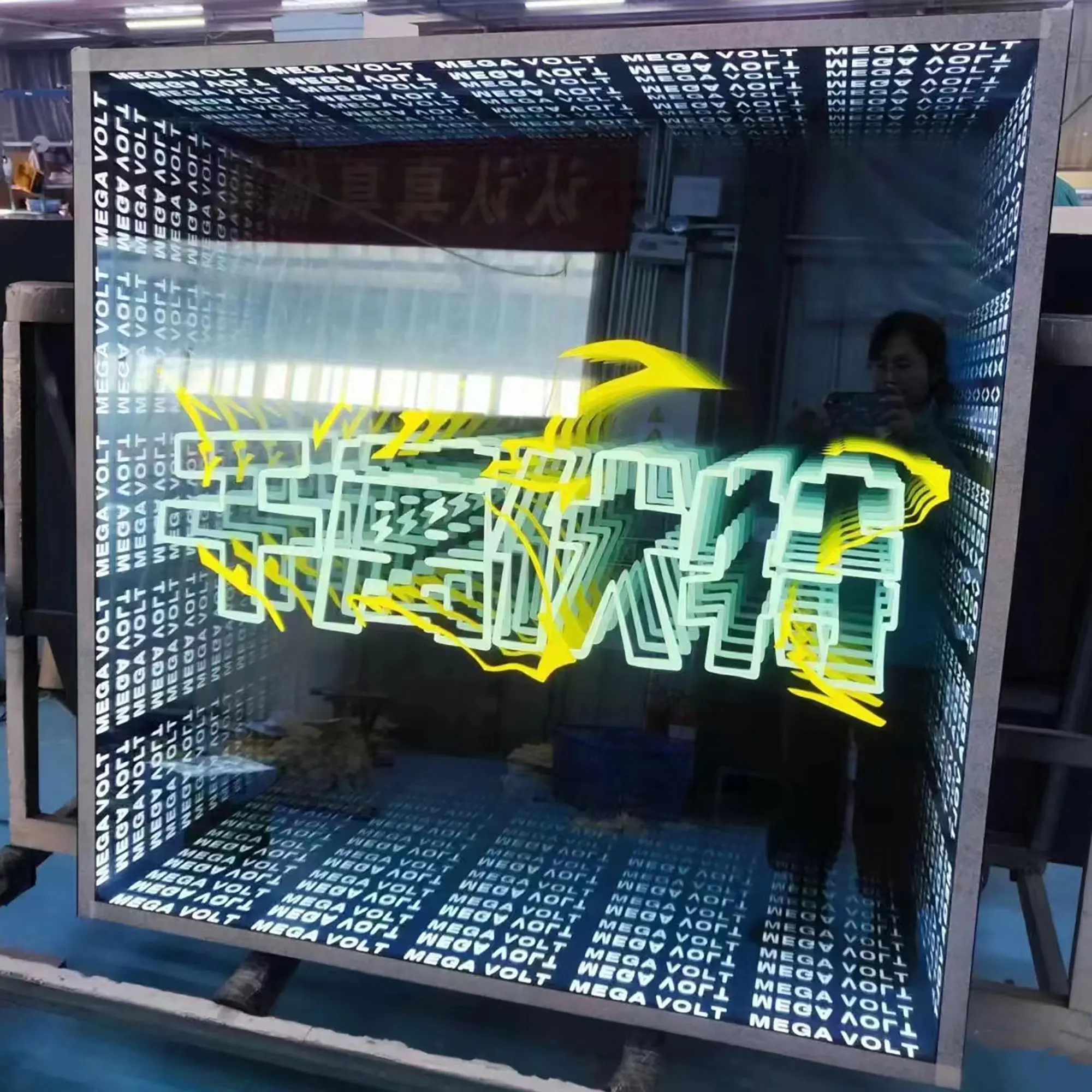 Magic Infinite Endless Mirror Led Letters Sign Acrylic Letter Sign Led ...
