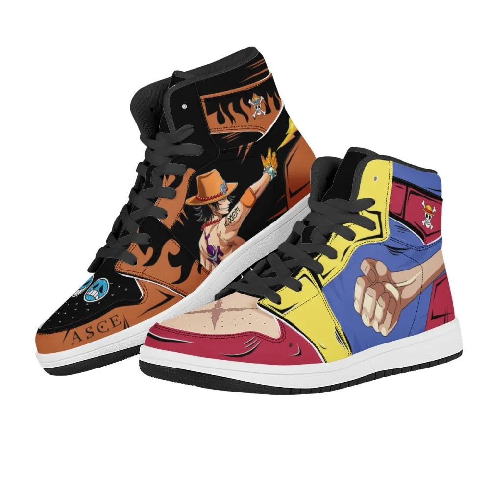 Ziitop Diy Anime Sneakers Anime&manga Sneakers Mens Womens Basketball ...