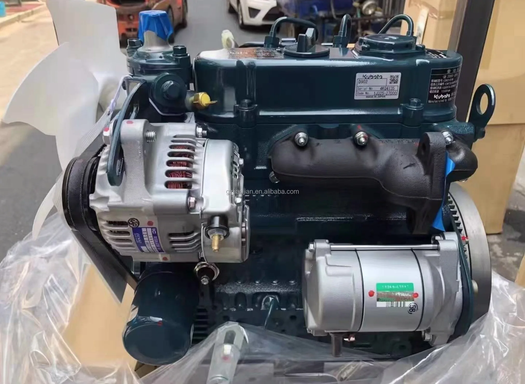 Tianjian Original New Kubota D902 D902-ef08 Complete Diesel Engine ...