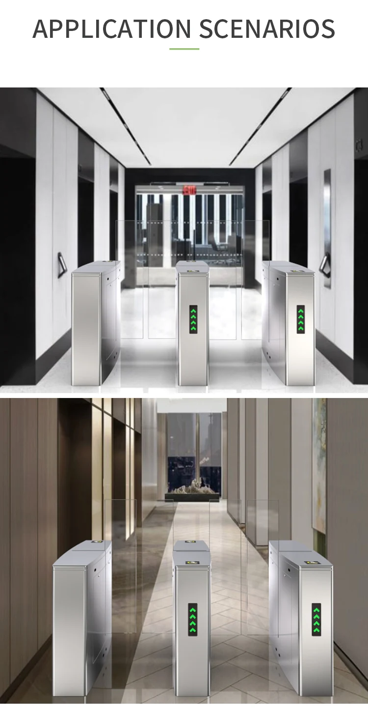 Office Sliding Gate Rfid Access Control Qr Code Full Height Sliding ...