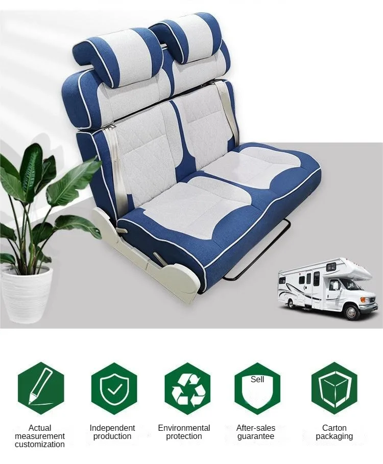 Custom Foldable Double Bed For Rv Seating Modification In The Middle ...