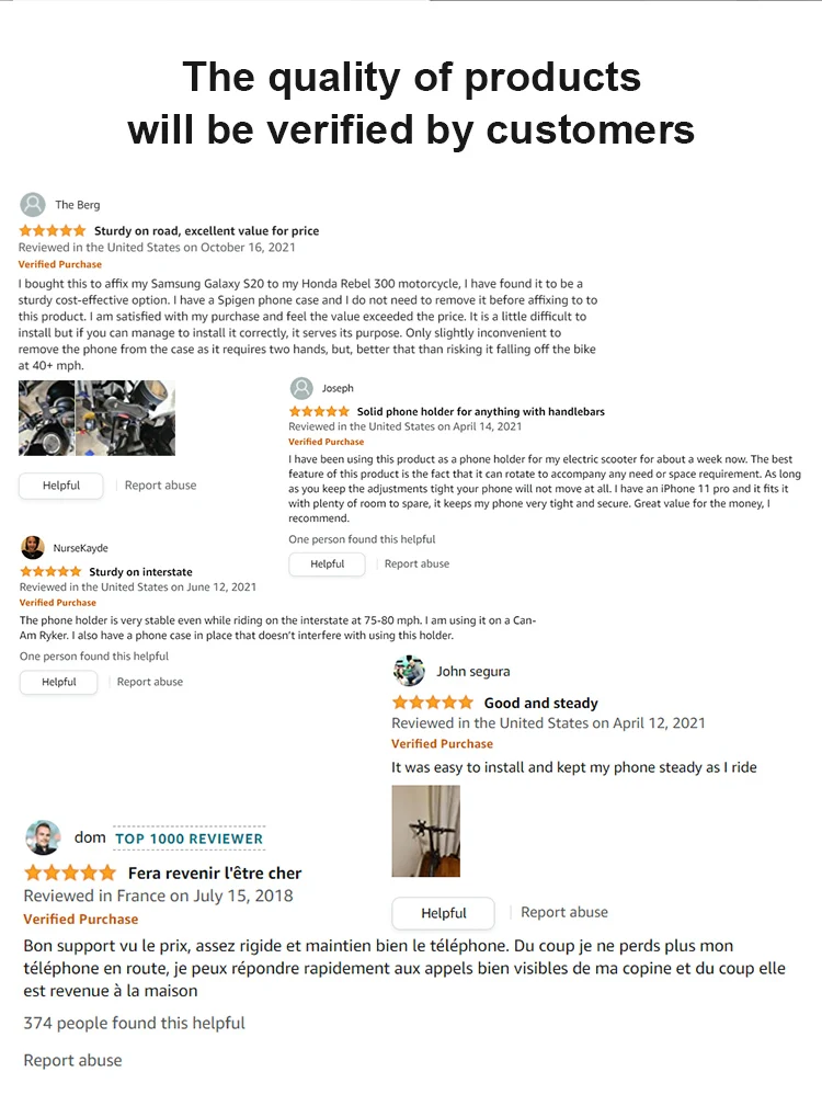 ODIER Motorcycle Mobile Phone Holder - Universal & Customizable