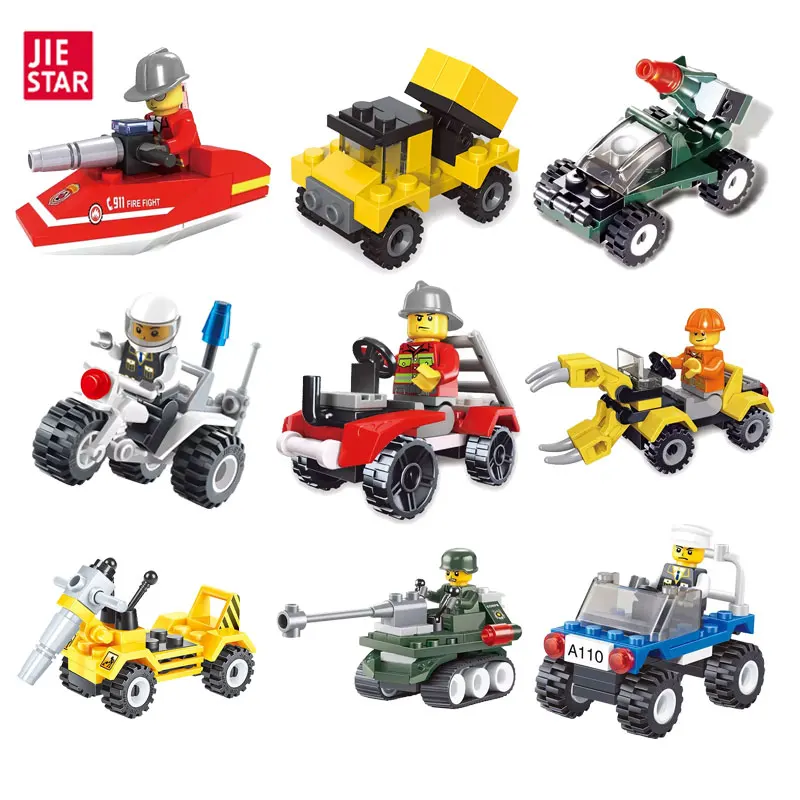 Jiestar Toys Kids Diy Plastic Mini Plane Vehicle Truck Car Ship Model ...