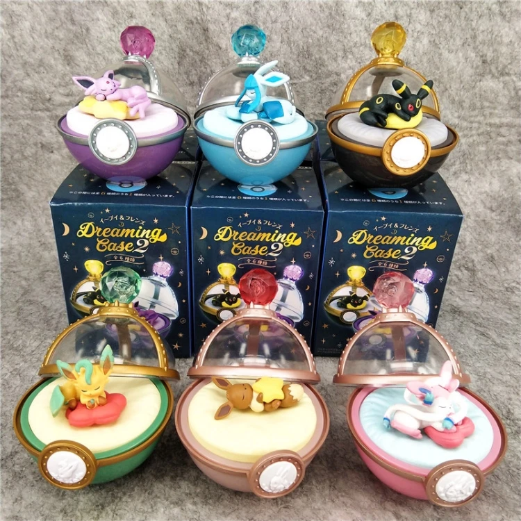 Pokemoned Pokeball Sleeping Eevee Toys - Collectibles for Kids