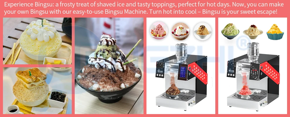 HENGZHI Water/air Cooling Bingsu Machine - Easy to Operate