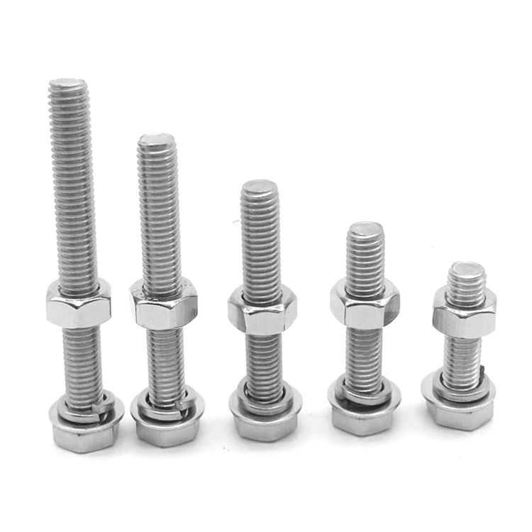 Stainless Steel Hex Head Bolts - High Strength & Durability