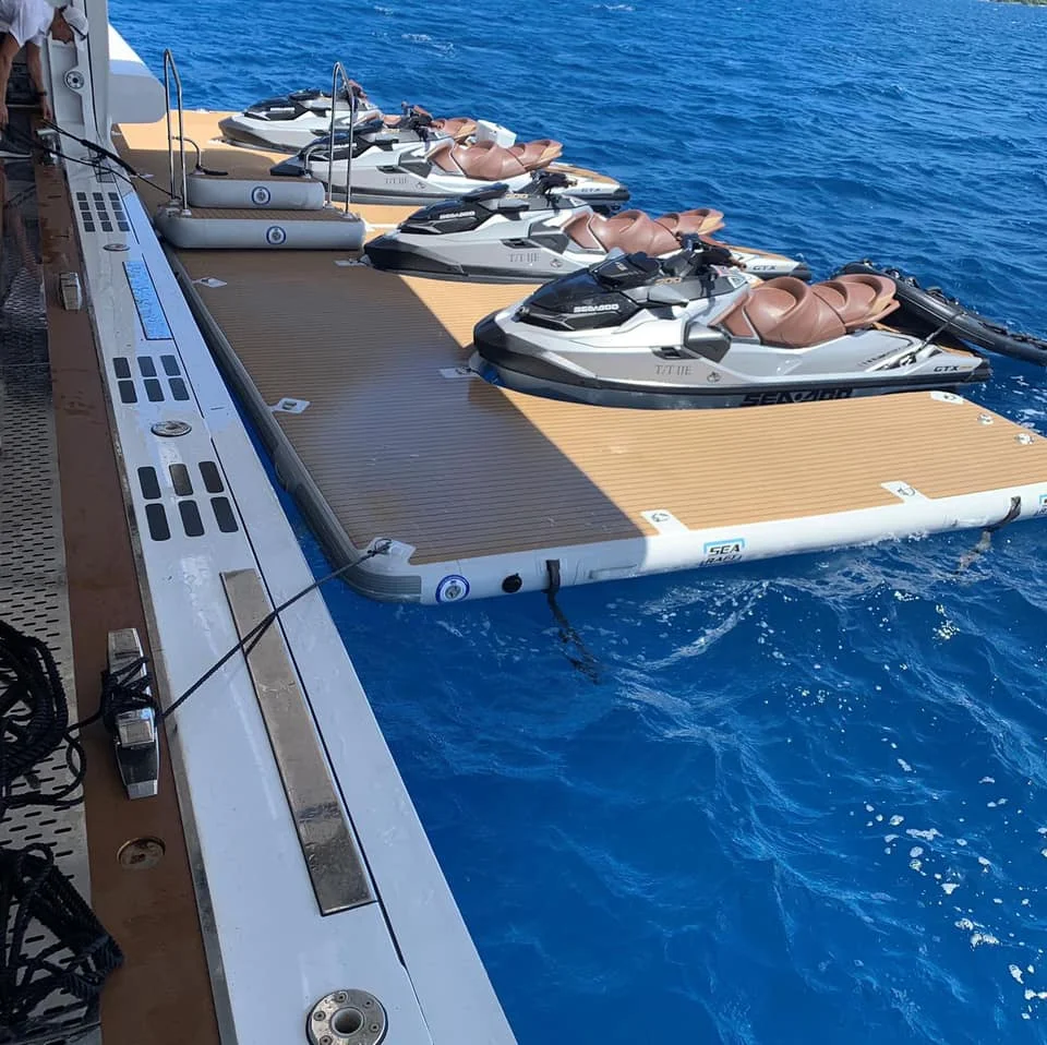 Drop Stitch Inflatable Swim Platform Floating Dock,Inflatable U Dock ...