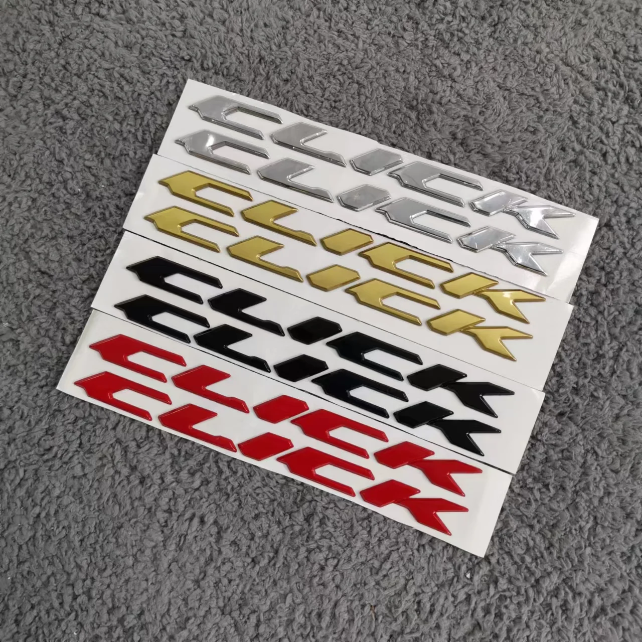 Customized Honda Click Sticker Design for Motorcycle Accessories