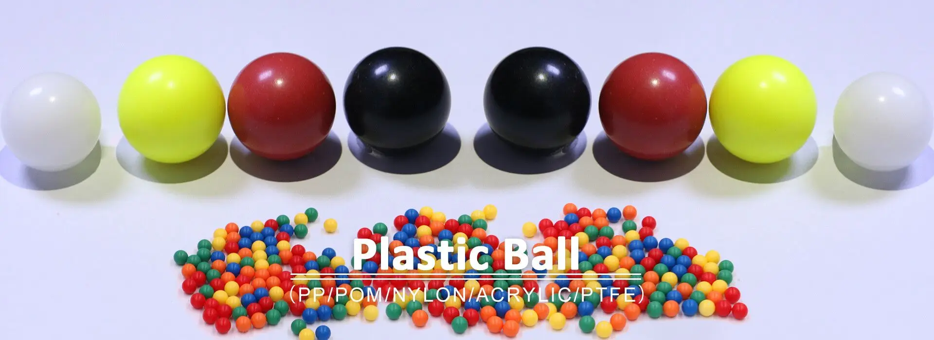 Roulements à billes en plastique à friction élevée Vanne à bille en ...