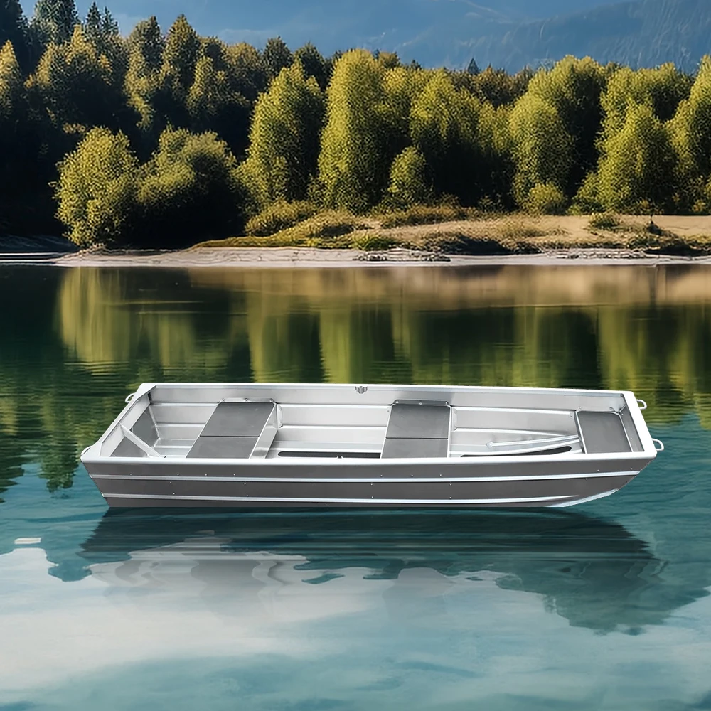 Kinocean 18ft Jon Boat Fishing Boat Pontoon Boss Boat With Console And ...