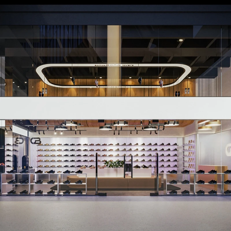 Luxury Shoes Store Interior Design Ideas - Customized Fitout