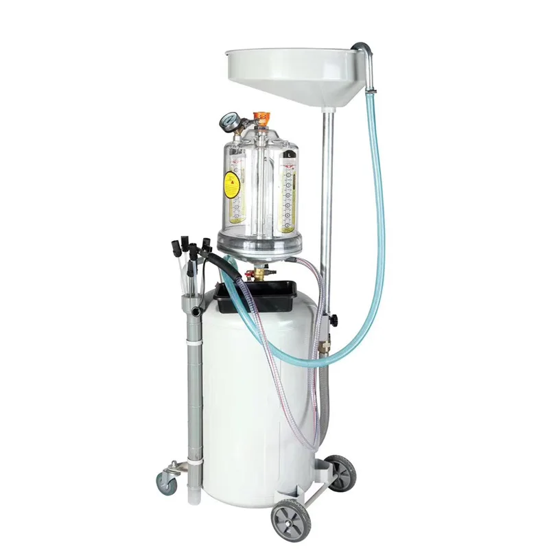 Extractor de aceite de desecho neumático de 80L, máquina portátil de aceite de cambio de coche ...