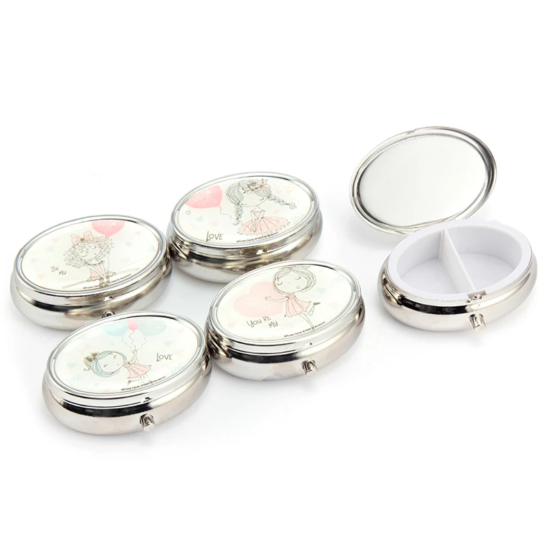 Customizable Metal Pill Box - Perfect Gift or Promotional Item