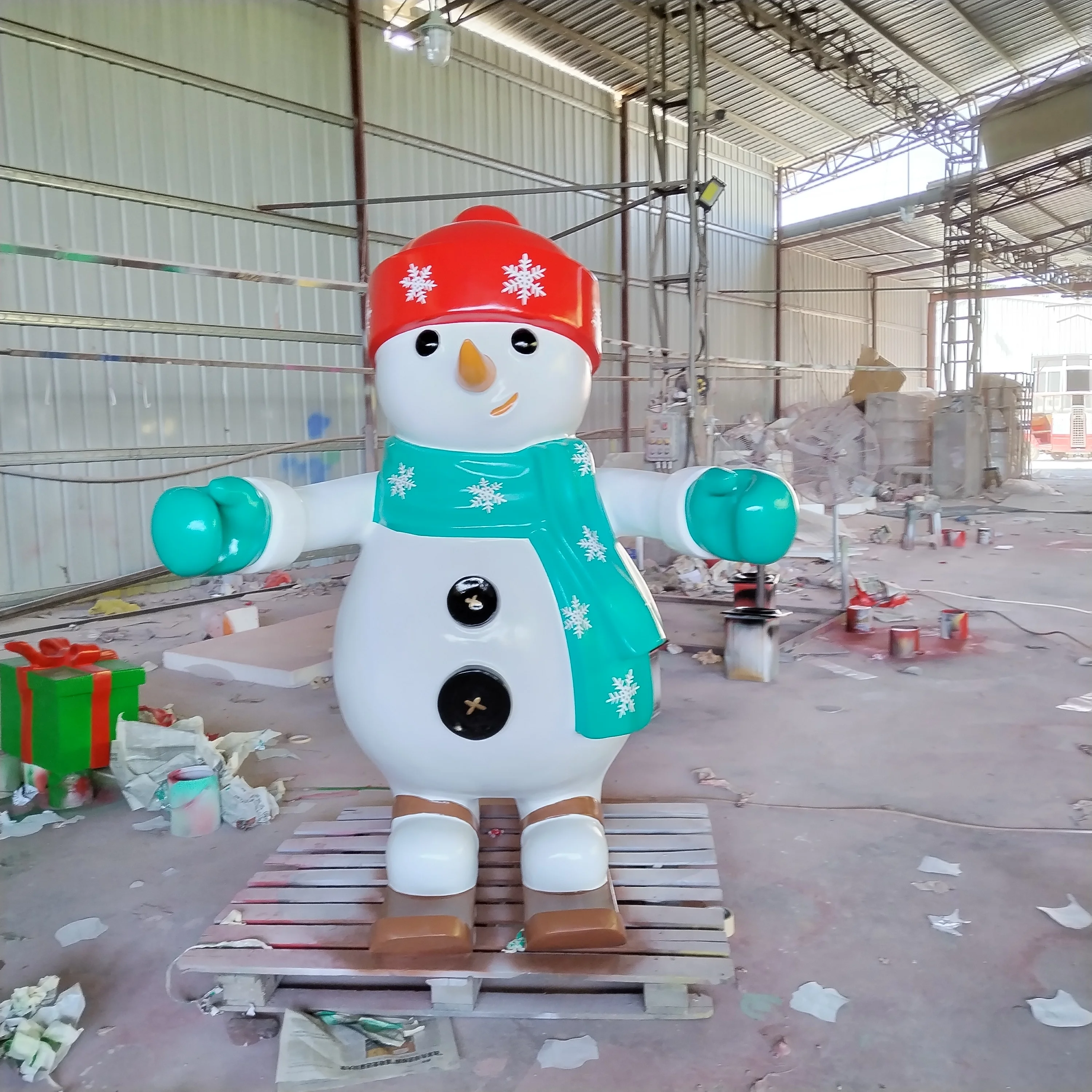 Fiberglass Giant LED Lighted Outdoor Christmas Decorations