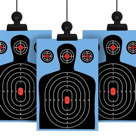 Custom Silhouette Large Shooting Target Paper Sheets for Archery Bow ...