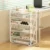 Under The Desk Bookshelf Office Storage Organizer With Wheels Rolling ...