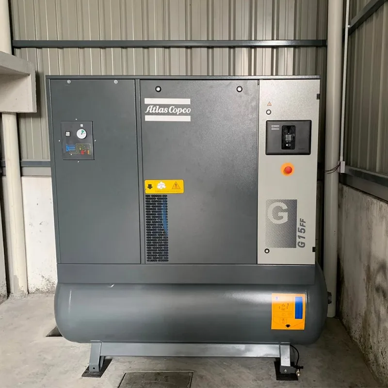 Atlas Copco Air Compressor G11fftm Tank Mounted Air Compressor Atlas ...