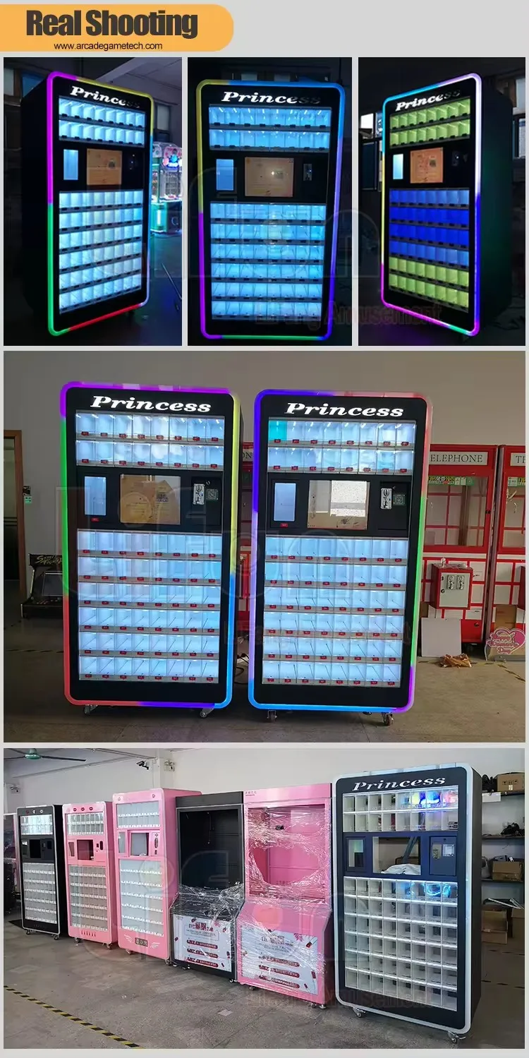 Unmanned Store Smart Lipstick Vending Crane Machine Contactless Beauty ...