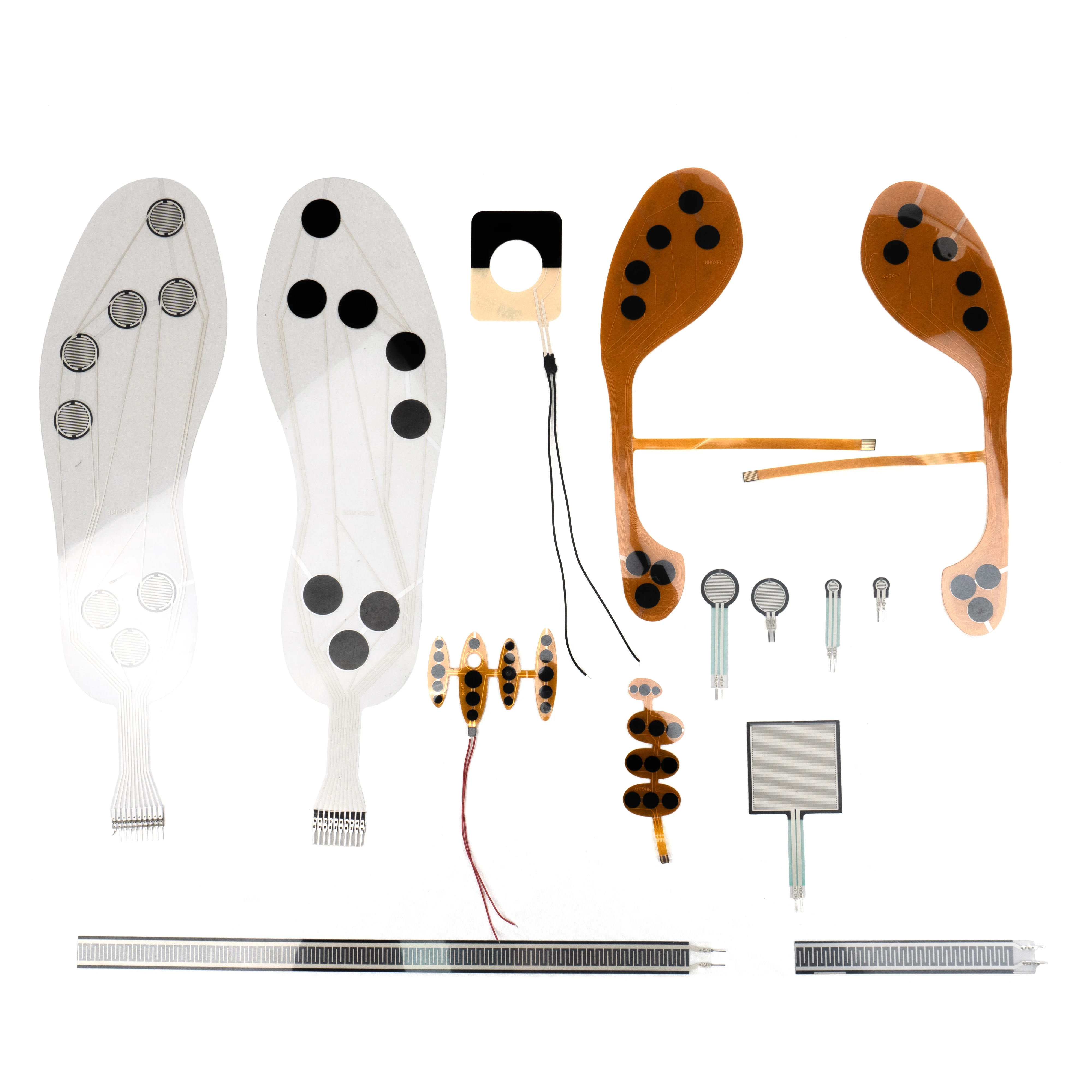 Multi-zone Intelligent Plantar Pressure Distribution Fsr Insole Wear ...