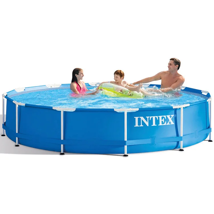 INTEX 28200 305*76cm Round Blue Family Fun Frame Pool