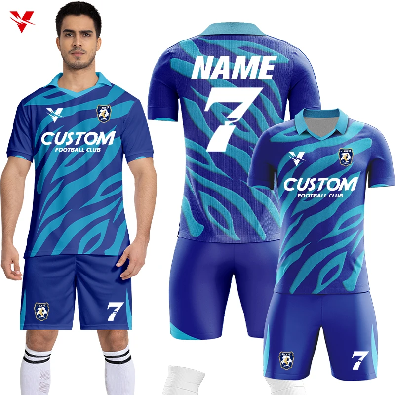 Custom Full Sublimation Jersey Football Printed Mens Football Uniform ...