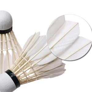 Durable Duck Feather Shuttlecocks for High Speed Training