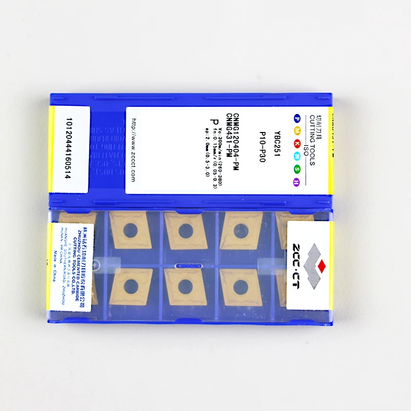 Threading Inserts Cnmg120404-pm Ybc251 For Steel Rough Finish Cnc Lathe Tool Inserts Resurfacer ...