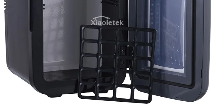 Mini Fridge with LED Colored Lighting - Portable & Low Noise