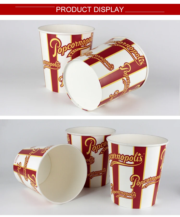 85oz Disposable Fried Chicken Container Paper Bucket For Fried Chicken