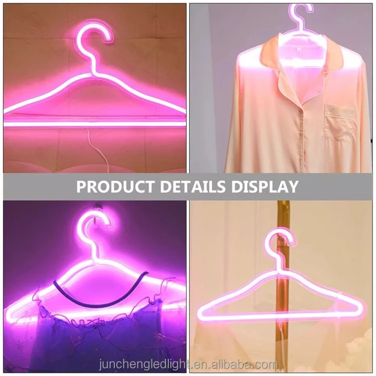 Led Neon Light Hanger Neon Sign Wall Lamp Wedding Decoration Christmas ...