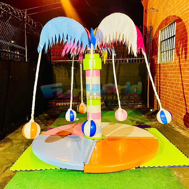 Electric Coconut Swing Palm Tree - Fun Indoor Play Equipment