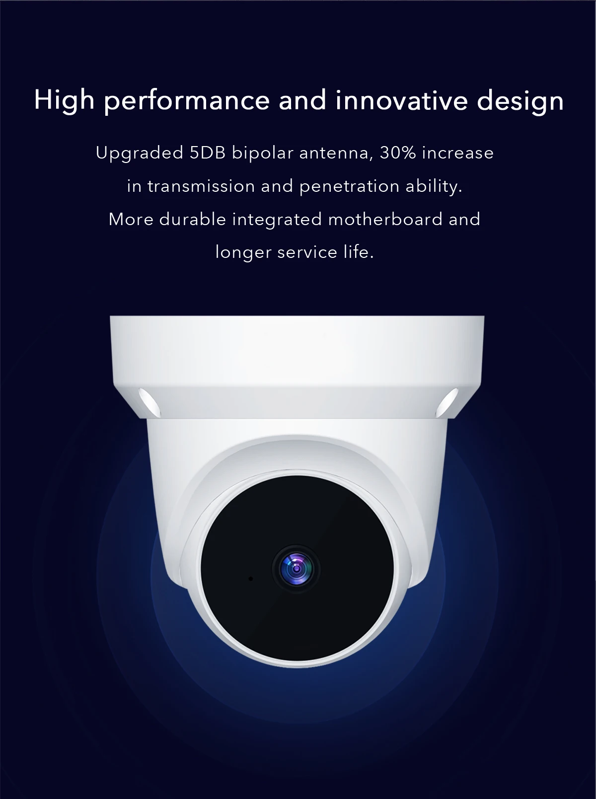 V380 Q1 3MP High Definition 2K Wifi Security Camera - PTZ