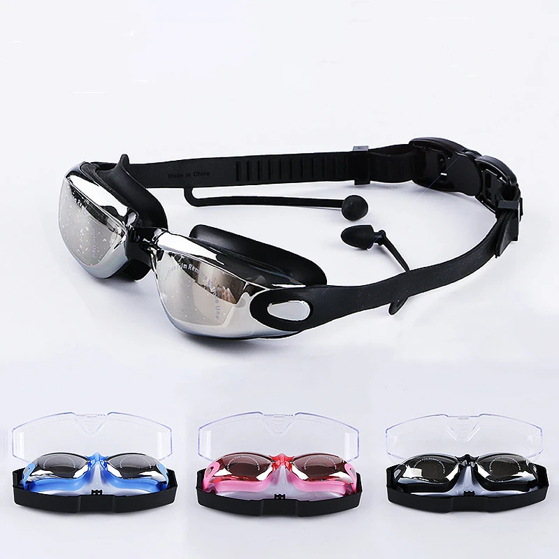Unisex Men Women Anti Fog Adult Swim Goggles Anti Uv Swim Glass Eyewear ...