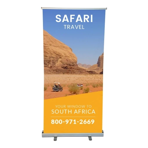 Advertising Use Tabletop Mini Roll up Banner, Digital Printing Display ...