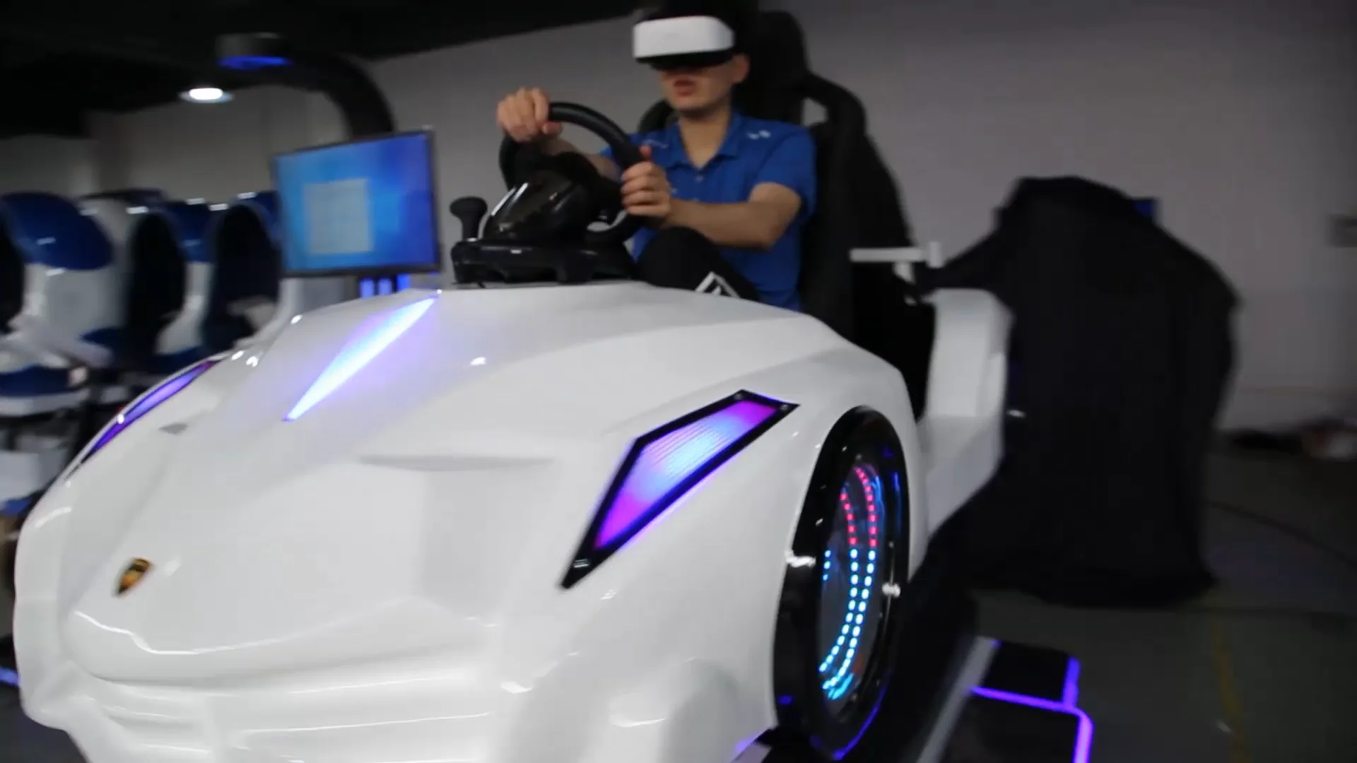 Popular Shopping Mall F1 Race Steering Wheel Vr Simulator 9d Vr Game ...