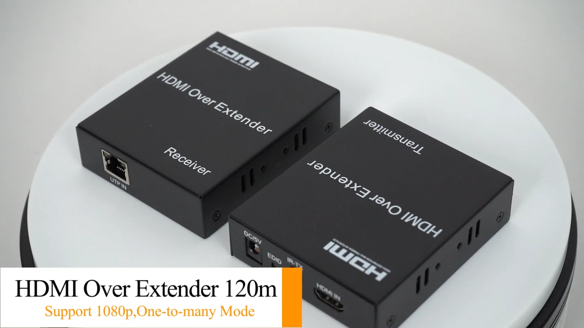 120m Hdmi Extender Ethernet Network Sender Repeater Tx-rx 120m 4k30hz Over Cat5e/6a Rj45 Hdmi ...
